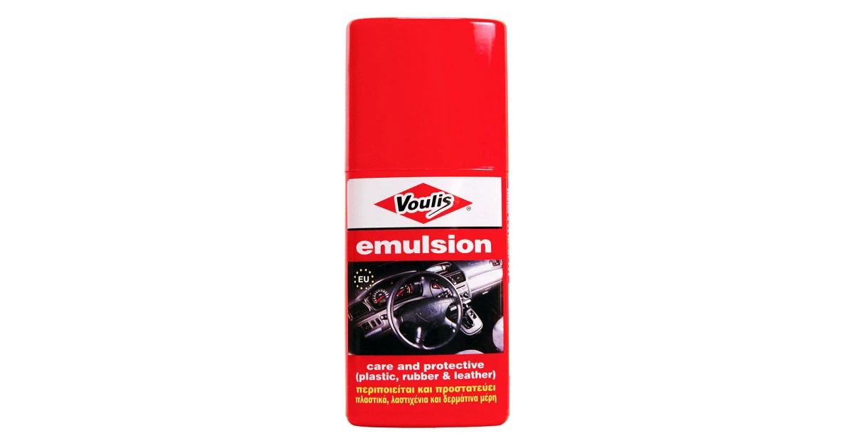 Voulis Emulsion Γαλάκτωμα περιποίησης δερμάτων και πλαστικών 180ml
